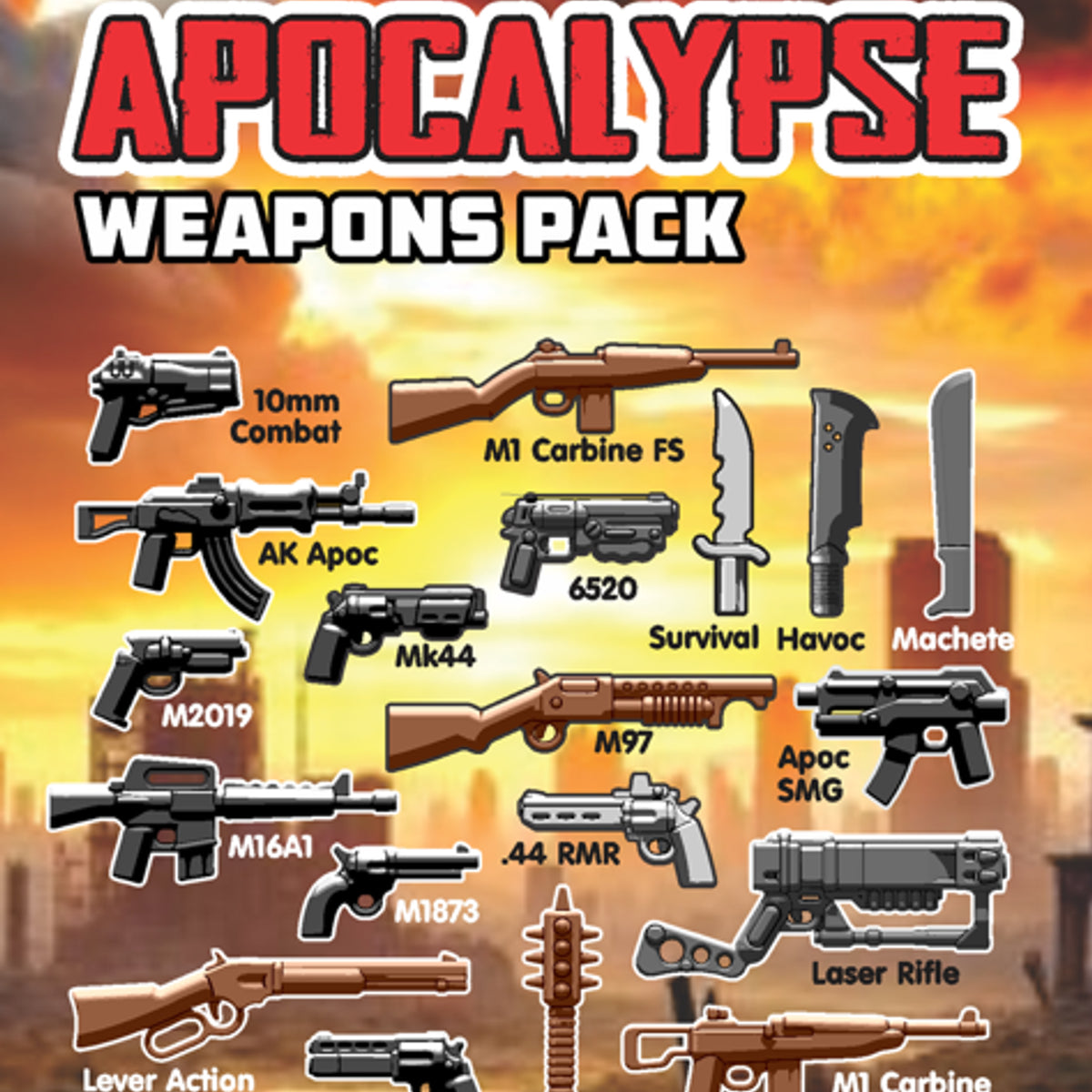 Apocalypse Weapons Pack – Bricks at War