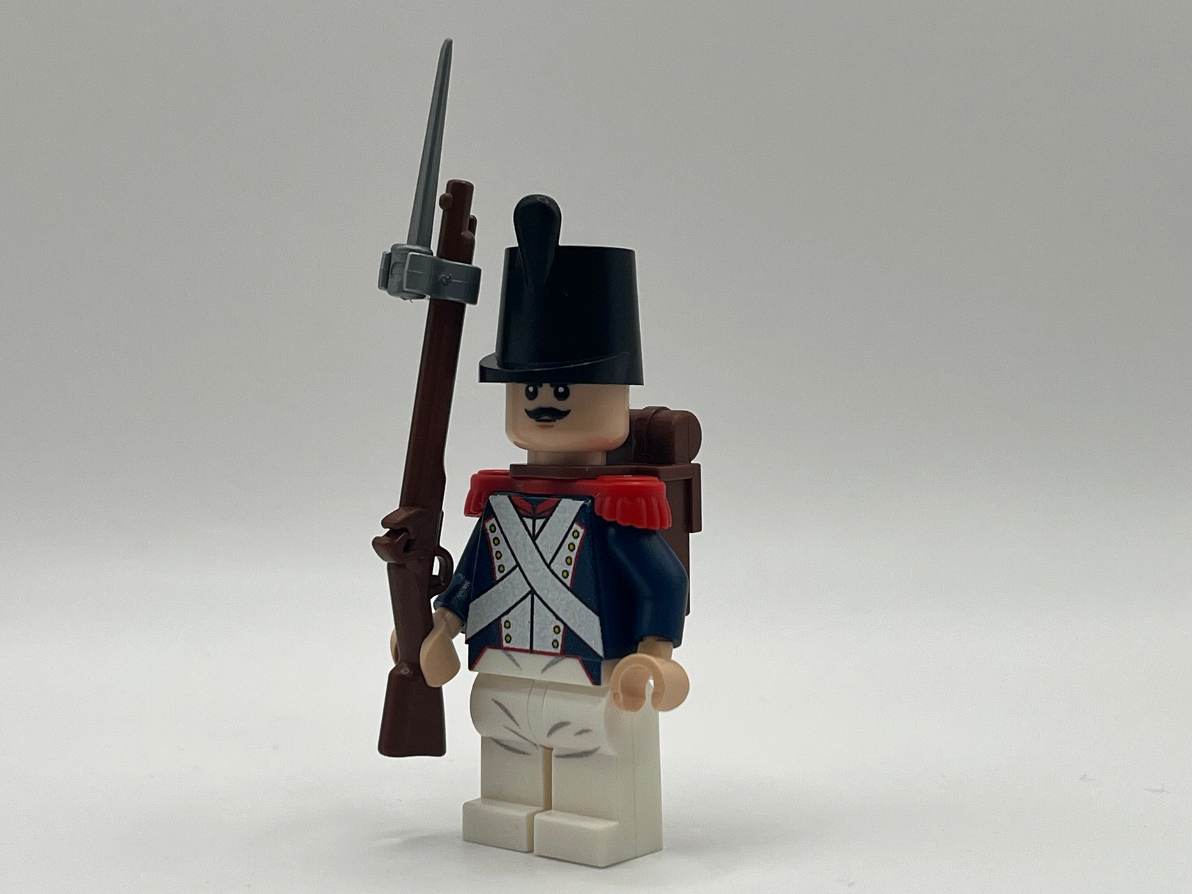Custom Printed LEGO Napoleonic French Soldier – Bricks at War